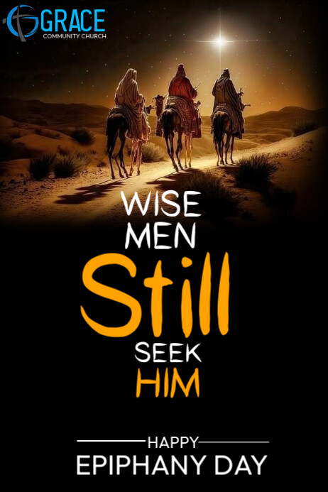 Plantilla de Joyful Happy Epiphany Day Poster | PosterMyWall