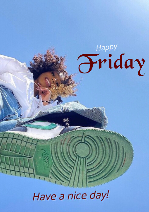 Copy of Joyful Happy Friday A4 | PosterMyWall