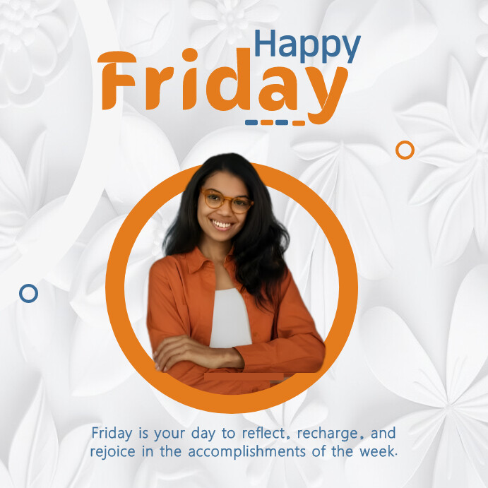 Modèle Joyful Happy Friday Instagram Post | PosterMyWall