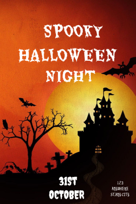 Joyful Happy Halloween 2025 Poster Template | PosterMyWall