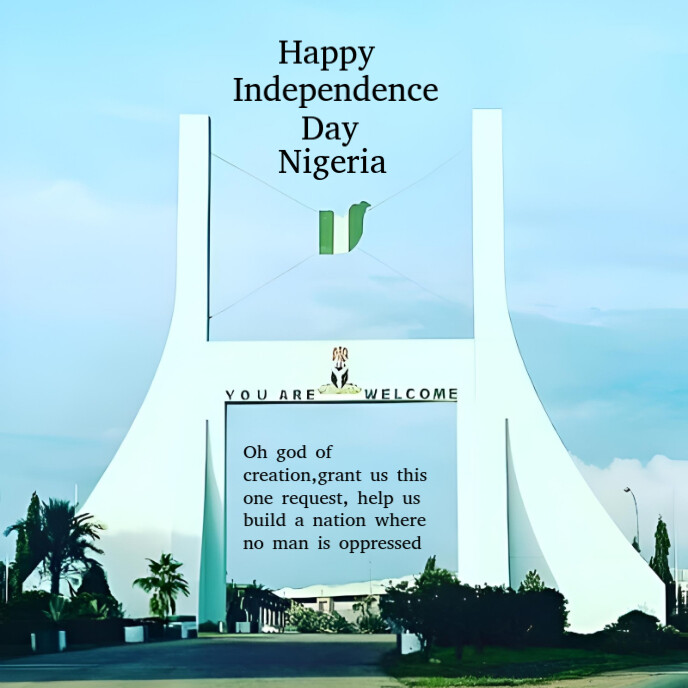 Copy of Joyful Happy Independence Day Nigeria Album Cover | PosterMyWall