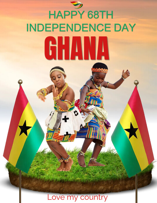 Copy of Joyful Happy Independence Flyer (us Letter) | PosterMyWall