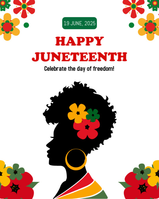 Joyful Happy Juneteenth Instagram Portrait Template | PosterMyWall