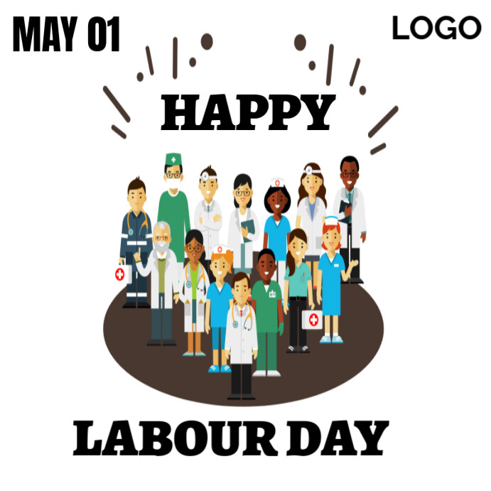 Joyful Happy Labour Day Instagram Post Template | PosterMyWall