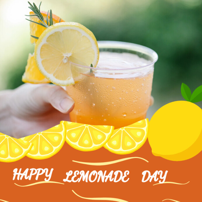 Copy of Joyful Happy Lemonade Day Instagram Post | PosterMyWall