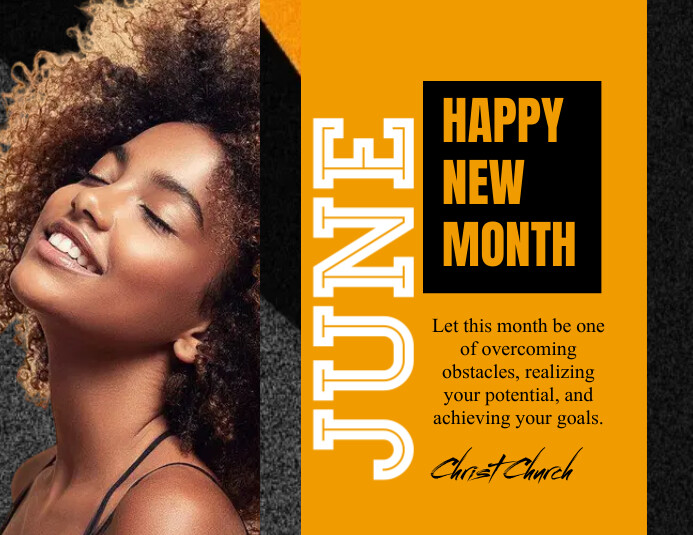 Joyful Happy New Month June Flyer (us Letter) Template | PosterMyWall