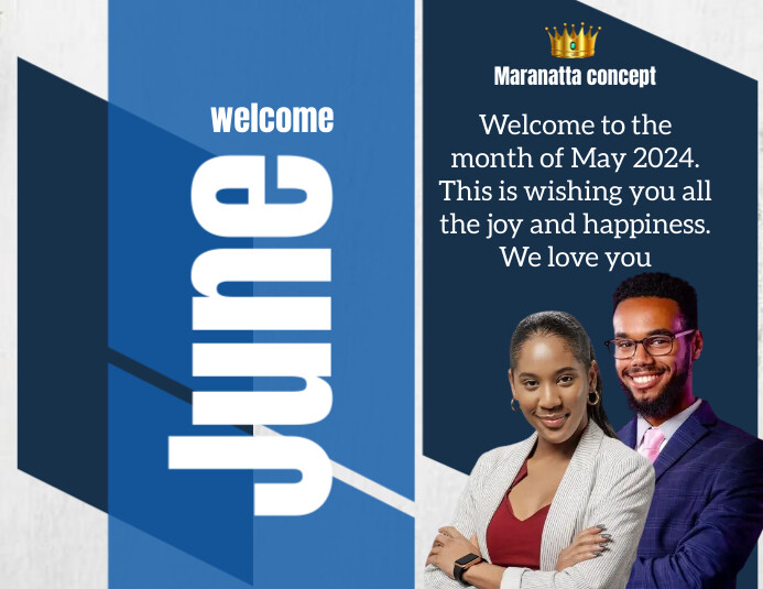 Joyful Happy New Month June Flyer (us Letter) Template | PosterMyWall