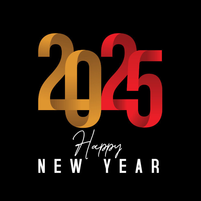 Joyful Happy New Year Logo Logo Template | PosterMyWall
