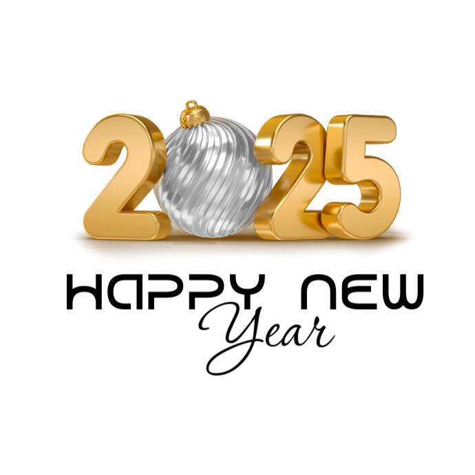 Joyful Happy New Year Logo Logo Template | PosterMyWall