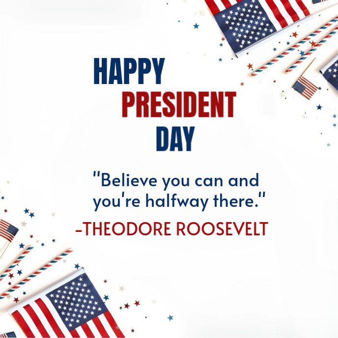 Joyful Happy President Day Album Cover Template | PosterMyWall
