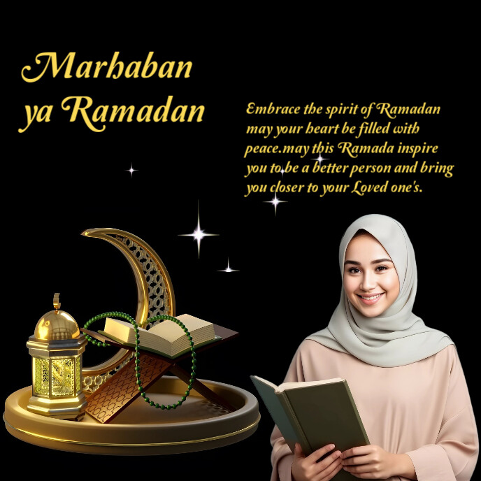 Plantilla de Joyful Happy Ramadan Album Cover | PosterMyWall