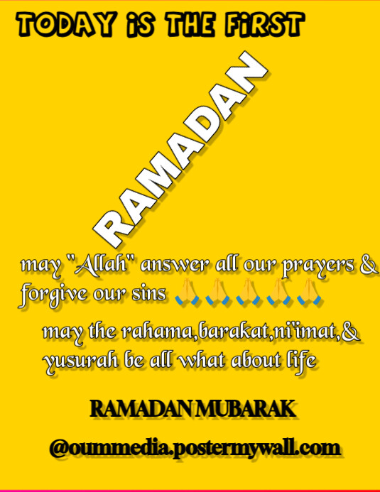 Joyful Happy Ramadan Flyer (us Letter) Template | PosterMyWall