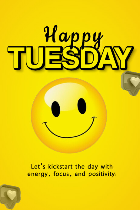 Copy of Joyful Happy Tuesday Banner 4' × 6' | PosterMyWall