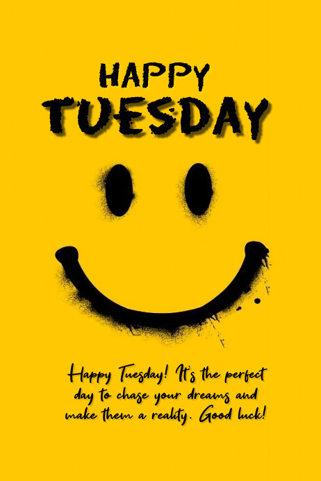 Joyful Happy Tuesday Banner 4' × 6' Template | PosterMyWall