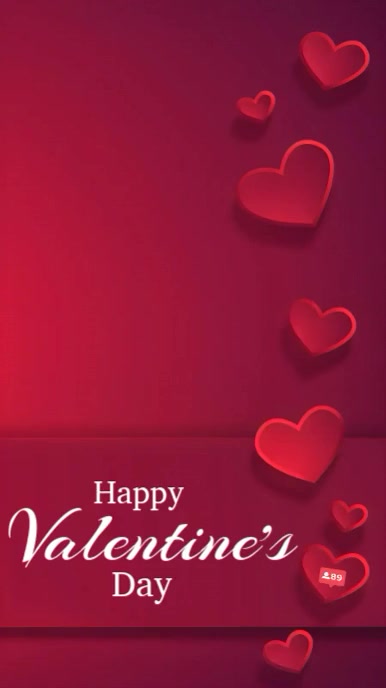 Joyful Happy Valentine's Day Instagram Reel Template | PosterMyWall