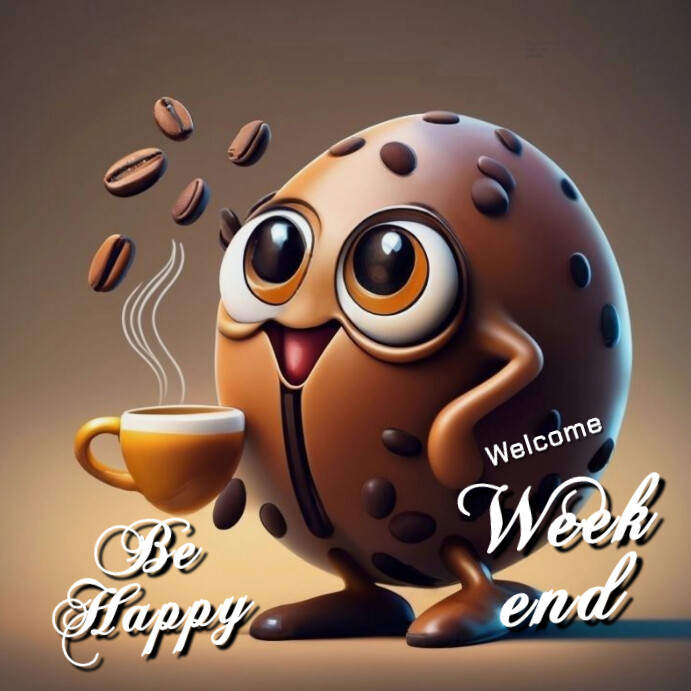 Joyful Happy Weekend Instagram Post Template | PosterMyWall