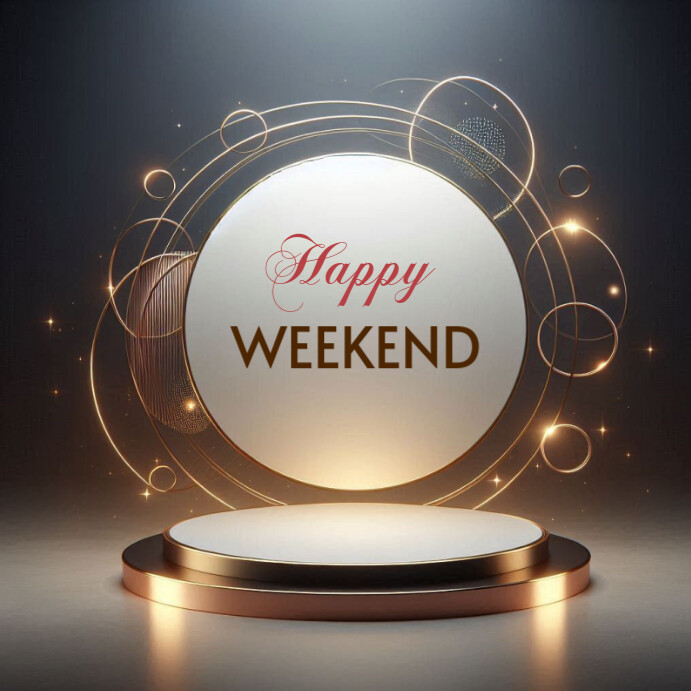 Plantilla de Joyful Happy Weekend Instagram Post | PosterMyWall