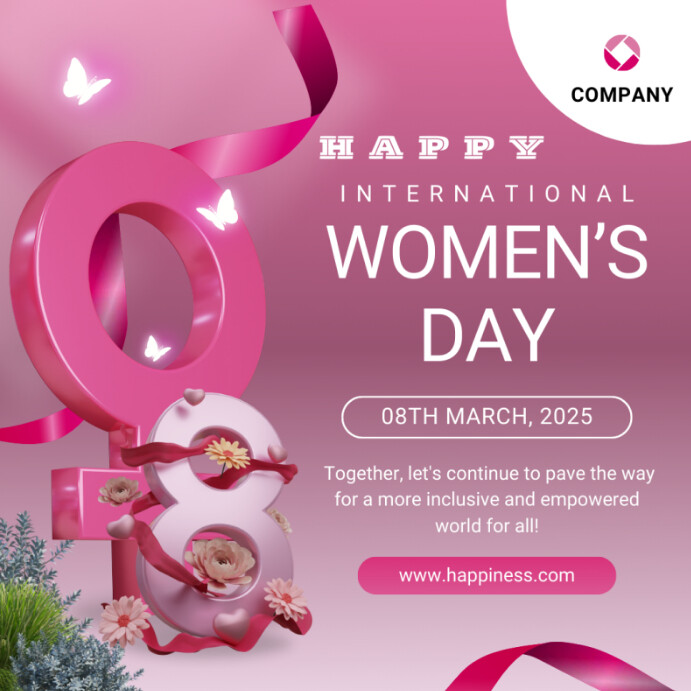 Joyful Happy Women Day Instagram Post Template | PosterMyWall