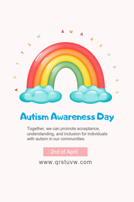 Joyful Health/informational/autism/awareness/day/rainbow/colorful ...