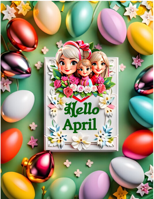 Copy of Joyful Hello April Flyer (us Letter) | PosterMyWall