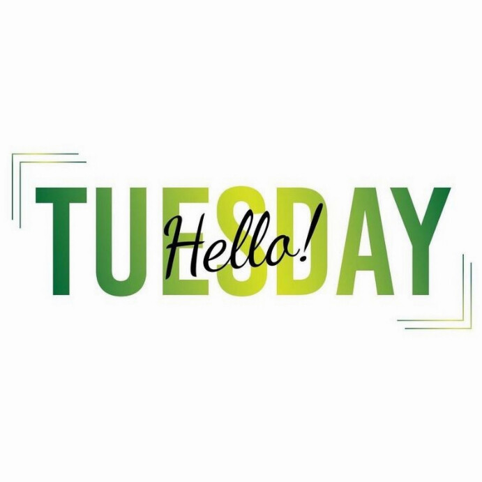 Joyful Hello Tuesday Instagram Post Template | PosterMyWall