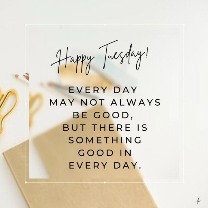 Modèle Joyful Hello Tuesday Instagram Post | PosterMyWall