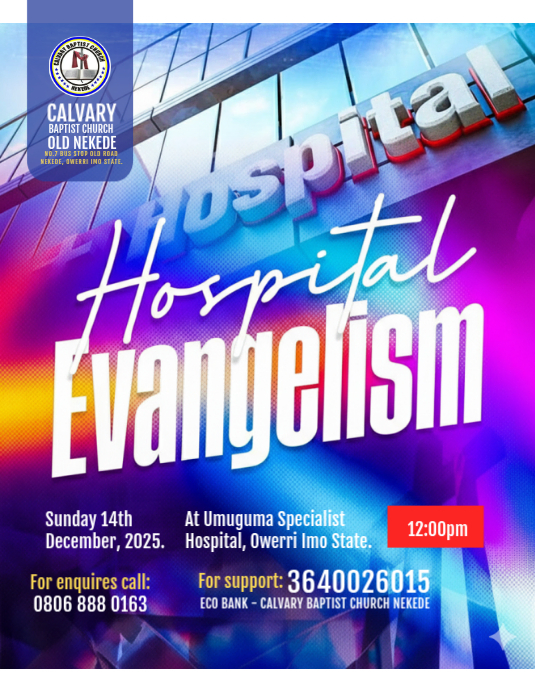 Joyful Hospital Evangelism Flyer (us Letter) Template | PosterMyWall