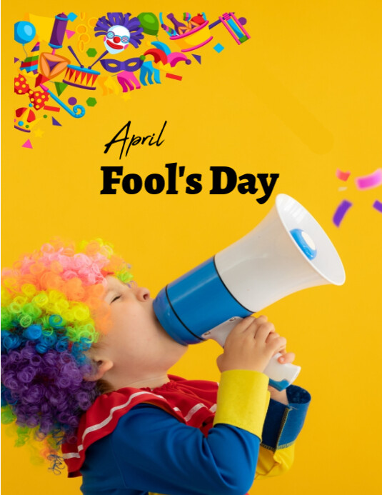 Plantilla de Joyful Idiot/party/festival/celebration/joker/prank/fun ...