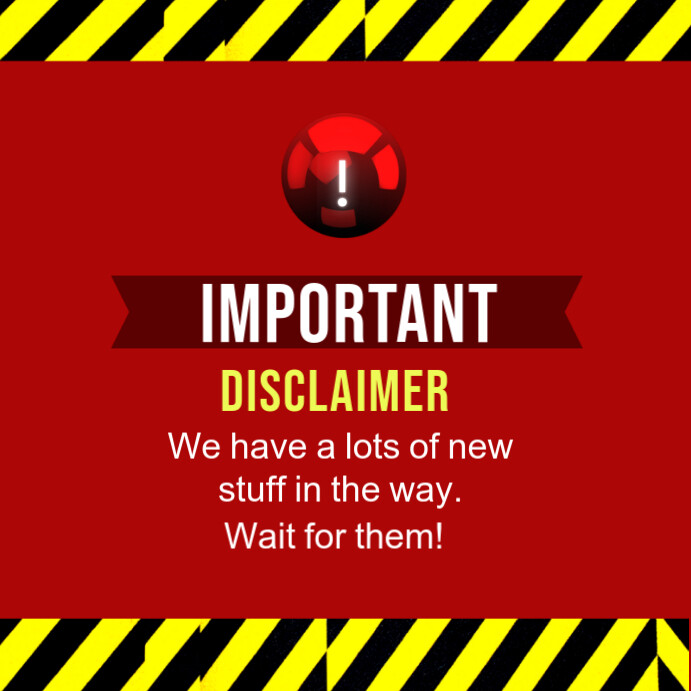 Copy of Joyful Important Disclaimer Instagram Post | PosterMyWall