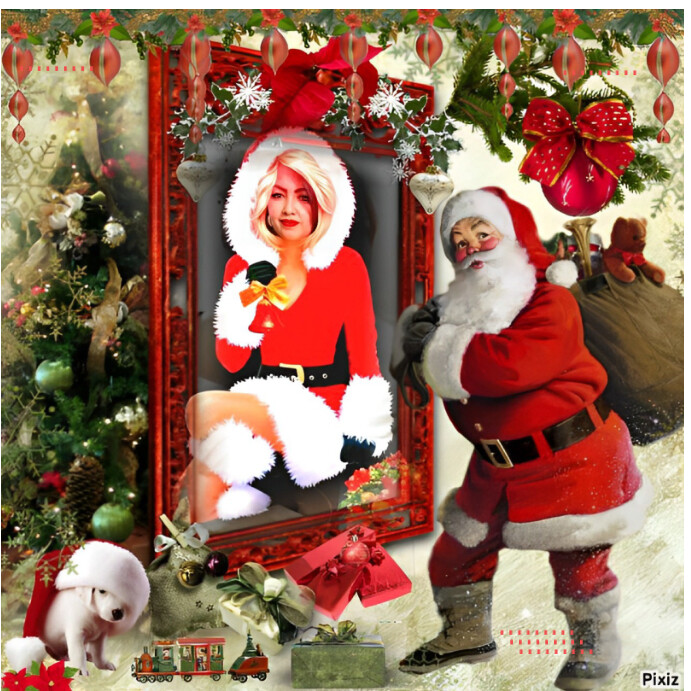 Copy of Joyful Instagram Post Christmas photo frame | PosterMyWall