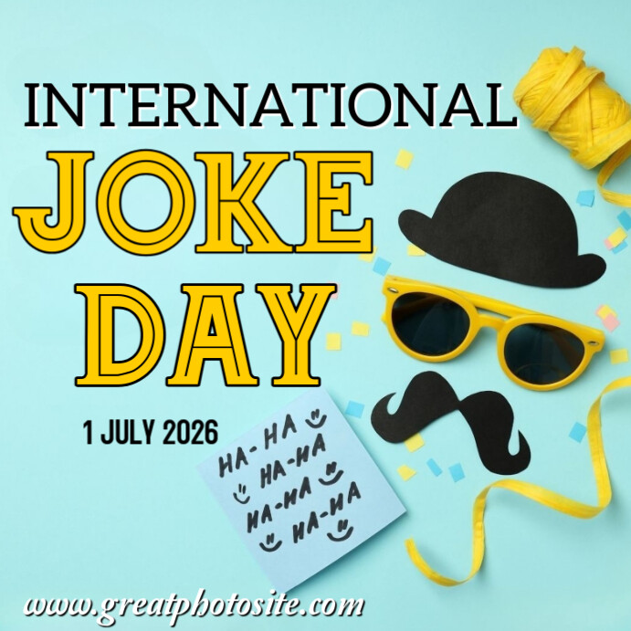 Copy of Joyful International Joke Day Design Instagram Post | PosterMyWall