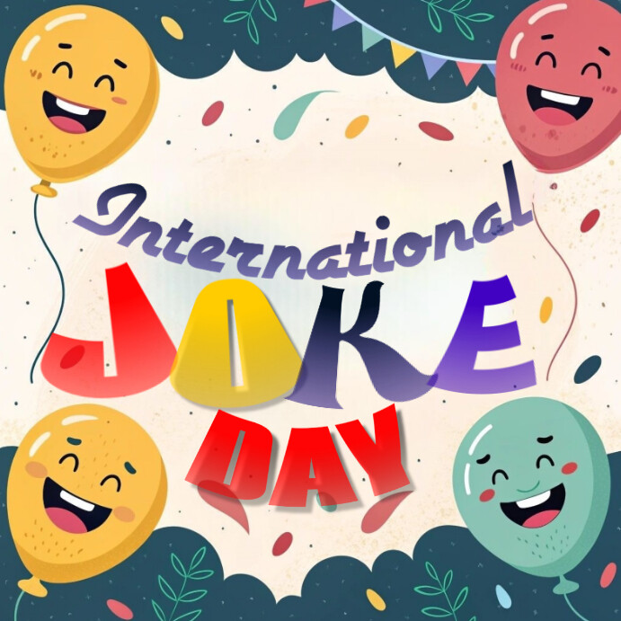 Copy of Joyful International Joke Day Design Template Instagram Post ...