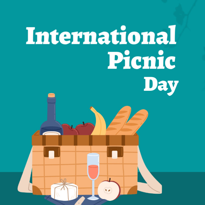 Joyful International Picnic Day Instagram Post Template | PosterMyWall