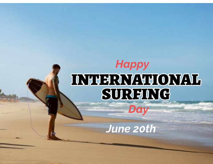 Joyful International Surfing Day Flyer (us Le Template | PosterMyWall