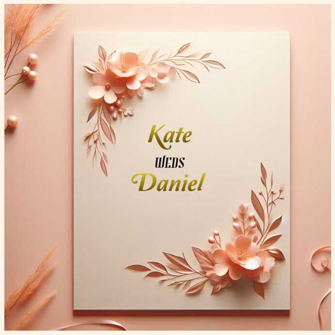 Joyful Invitation Card Instagram Post Templat | PosterMyWall