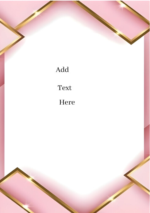 Joyful Invitation Card Template A4 | PosterMyWall