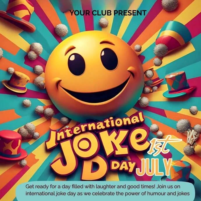 Copy of Joyful Joke Day Instagram Post | PosterMyWall