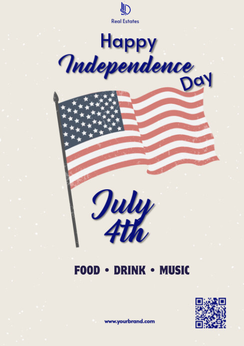 Copy of Joyful July 4th A4 | PosterMyWall