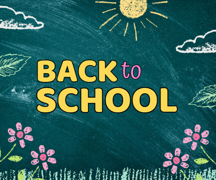 Joyful Kindergarten Back To School Posters Medium Rectangle Template ...