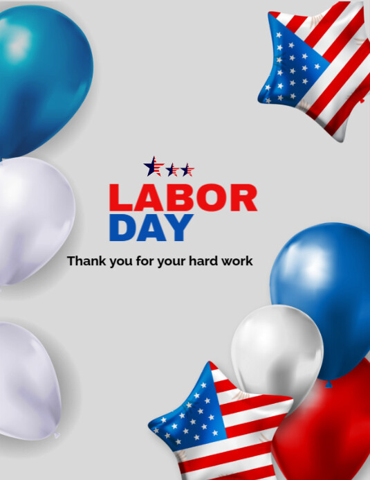 Joyful Labor Day Flyer (us Letter) Template | PosterMyWall