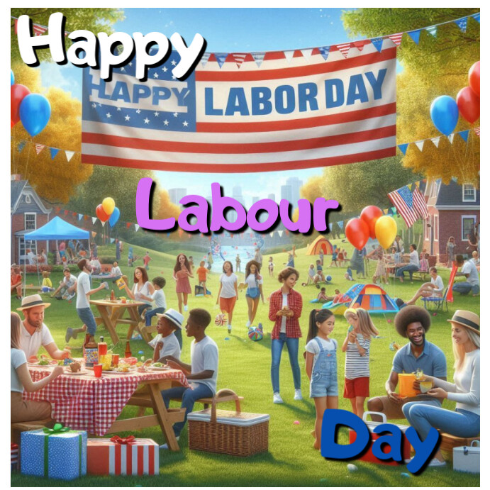 Joyful Labour Day Instagram Post Template | PosterMyWall