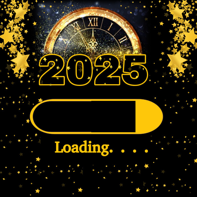 Copy of Joyful Loading New Year Instagram Post | PosterMyWall