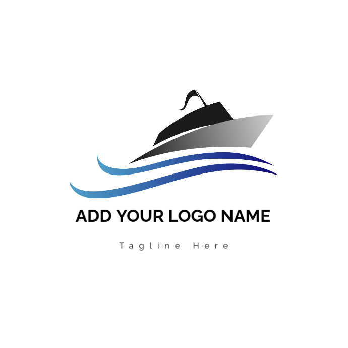 Joyful Logo Ship Maritime Transport Logo Template | PosterMyWall