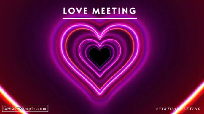 Joyful Love Presentation | Valentine Zoom Meeting Template | PosterMyWall