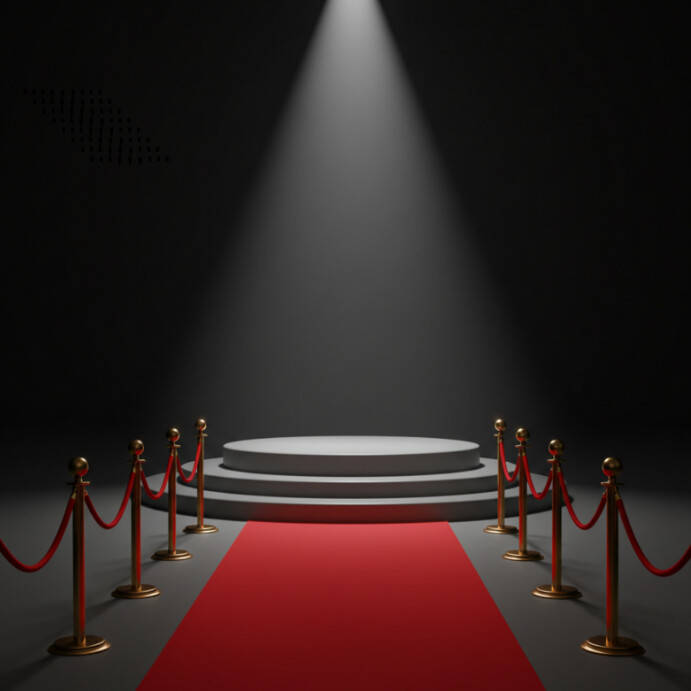 Joyful Luxury Award Night Stage Background Instagram Post Template ...