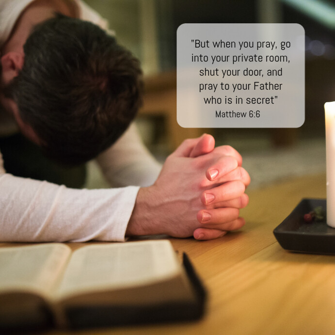 Copy of Joyful Matthew 6:6 Instagram Post | PosterMyWall