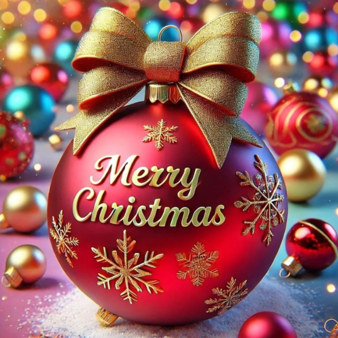 Joyful Merry Christmas Instagram Post Template | PosterMyWall