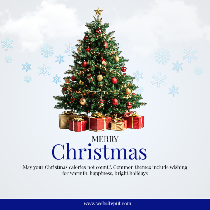 Joyful Merry Christmas Instagram Post Template | PosterMyWall