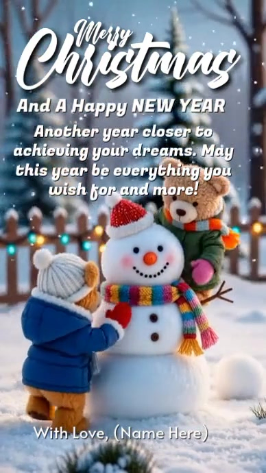 Joyful Merry Christmas Instagram Story Template | PosterMyWall