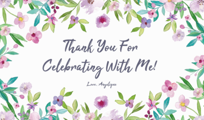 joyful modern and minimal thank you tags Template | PosterMyWall